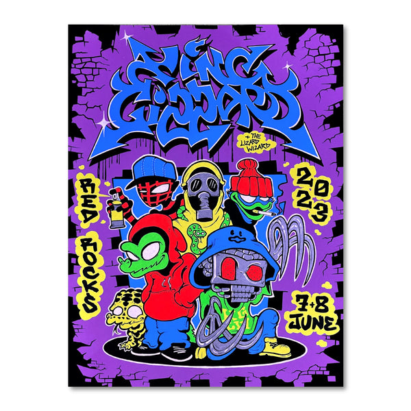Red Rocks - 2023 Posters - p(doom) records US